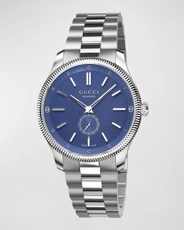 Gucci G-timeless Slim 40mm Bracelet Watch - Blue