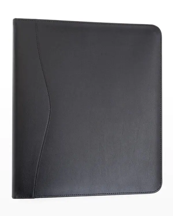 ROYCE NEW YORK Leather Ring Binder