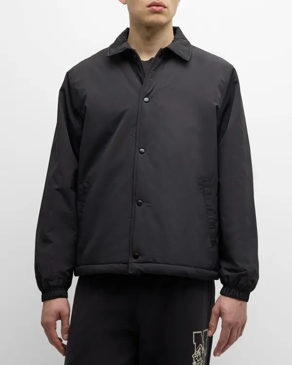 Puma X Noah Sherpa-Lined Coach Jacket Black Editorialist