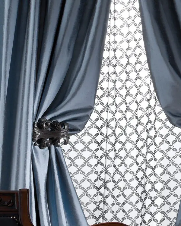 AMITY HOME Radiance Silk Curtain, 108"l