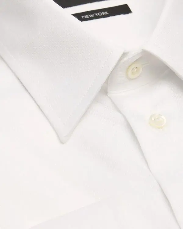 Emporio Armani Apos;s Cotton-stretch French Cuff Dress Shirt - White
