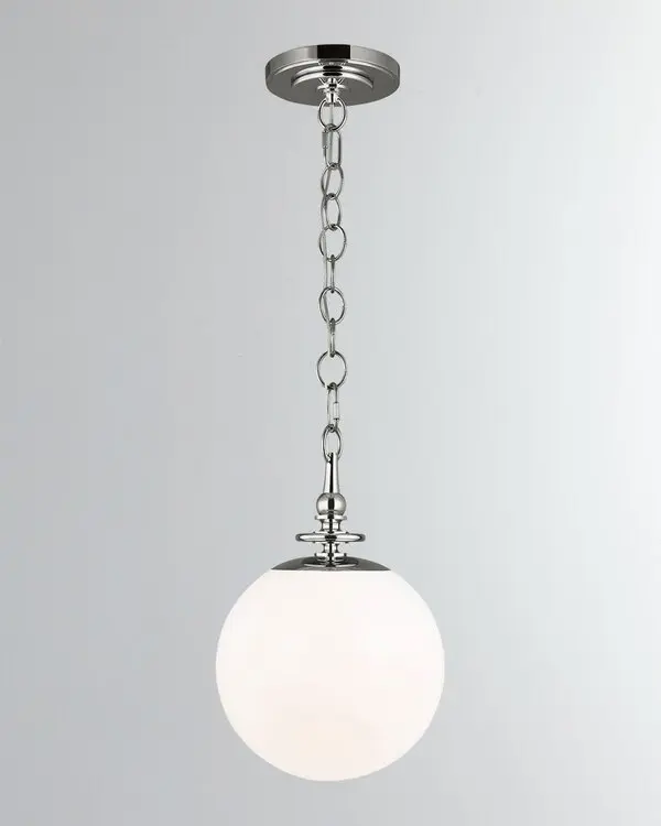 VISUAL COMFORT STUDIO 1 Light Pendant Atlantic Chapman & Myers - Polished Nickel