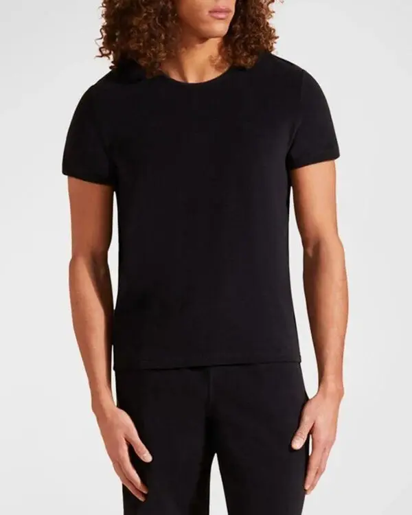 Vilebrequin Apos;s Terry Toweling T-shirt - Black