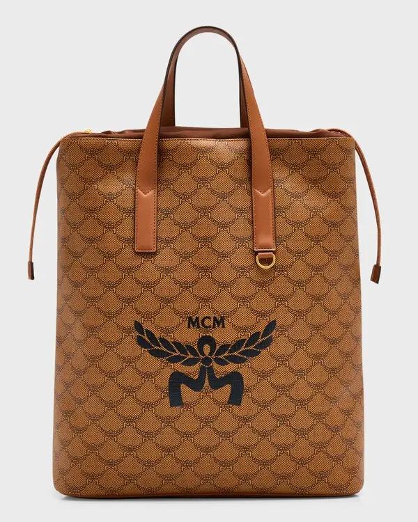 Mcm Lauretos Himmel Backpack - Cognac