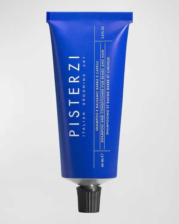 PISTERZI Shampoo And Conditioner For Beard And Hair, 2 Oz - One-color