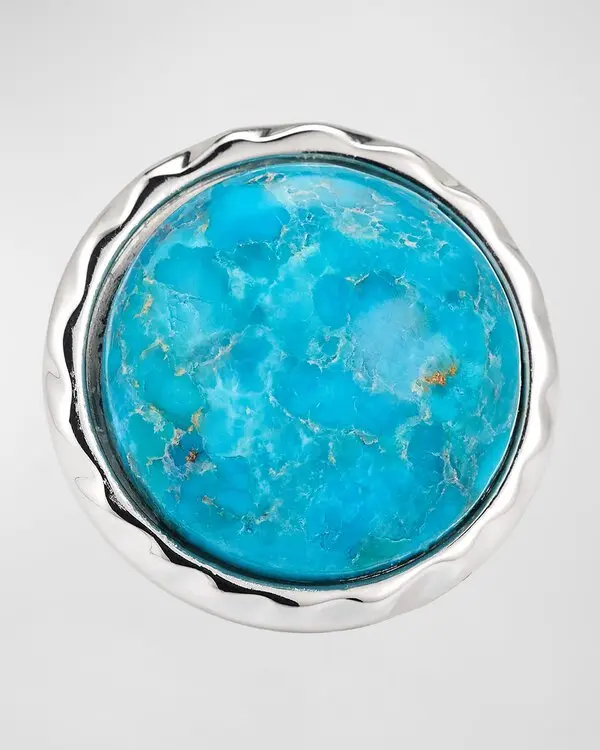Nest Jewelry Bezel Statement Ring - Turquoise
