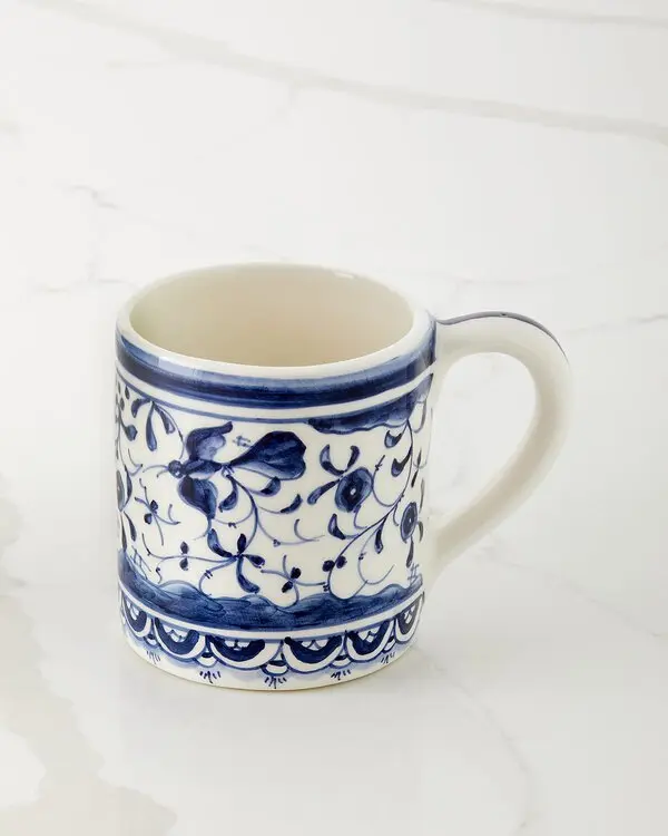 Neiman Marcus Pavoes Mugs, Set Of 4 - Bluewhite