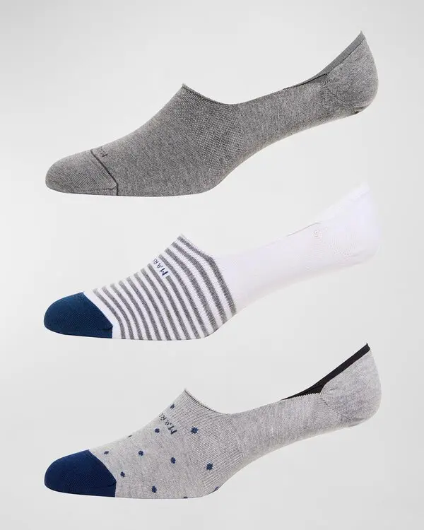 Marcoliani 3-pack Invisible Socks - Grey Multi