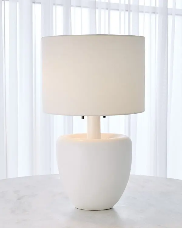 GLOBAL VIEWS Impression Lamp - White