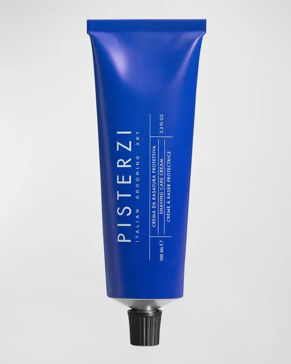 PISTERZI Shaving Care Cream Aluminum Tube Travel Size, 3.3 Oz - One-color