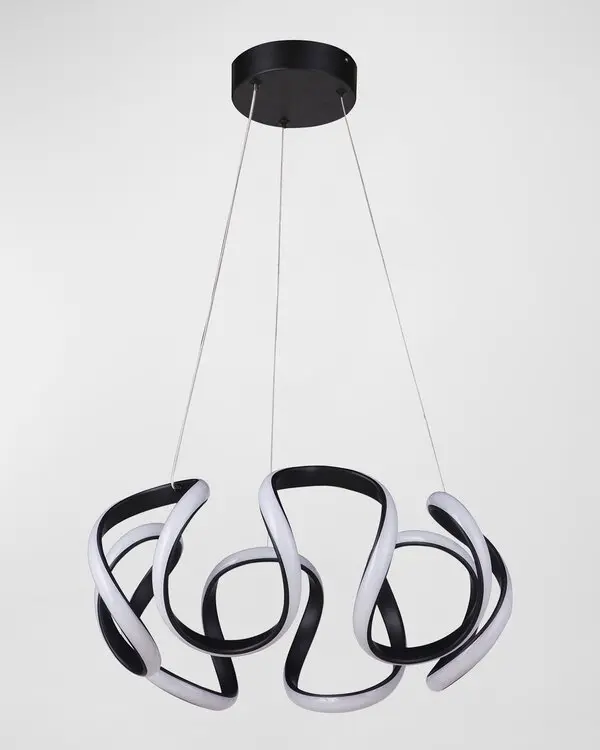 ELLINGTON Pulse Led Pendant Light - Flat Black