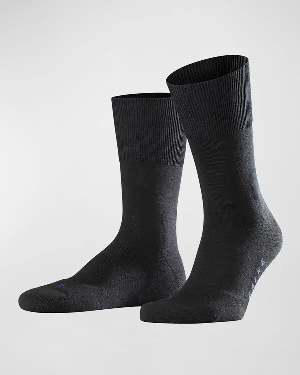 Falke Run Plush-sole Socks - Black