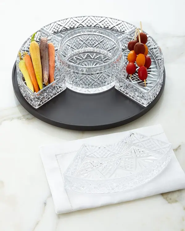 GODINGER Dublin Lazy Susan - Clear