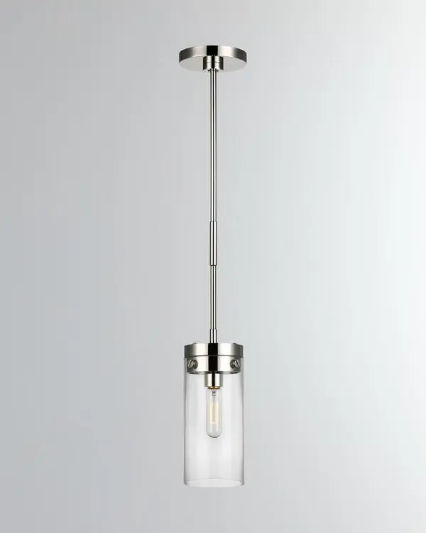 VISUAL COMFORT STUDIO 1 Light Pendant Garrett Chapman & Myers - Polished Nickel