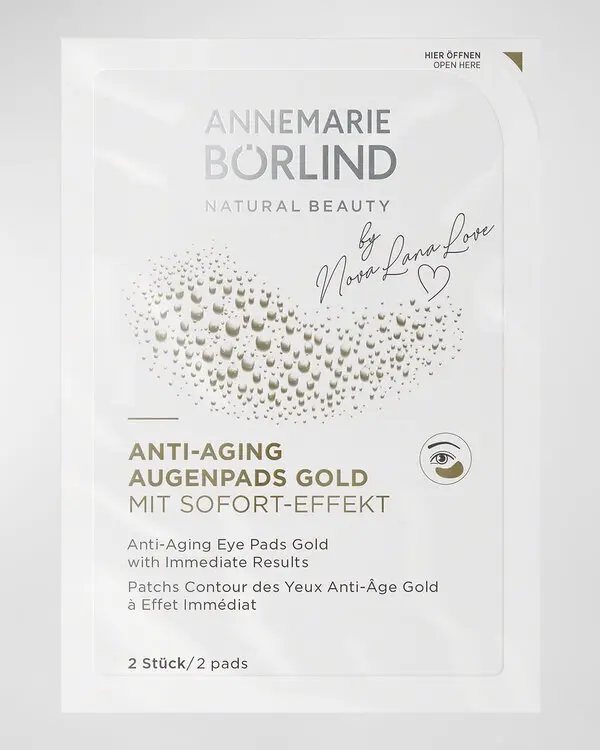 ANNEMARIE BORLIND Anti-aging Eye Pads Gold - One-color