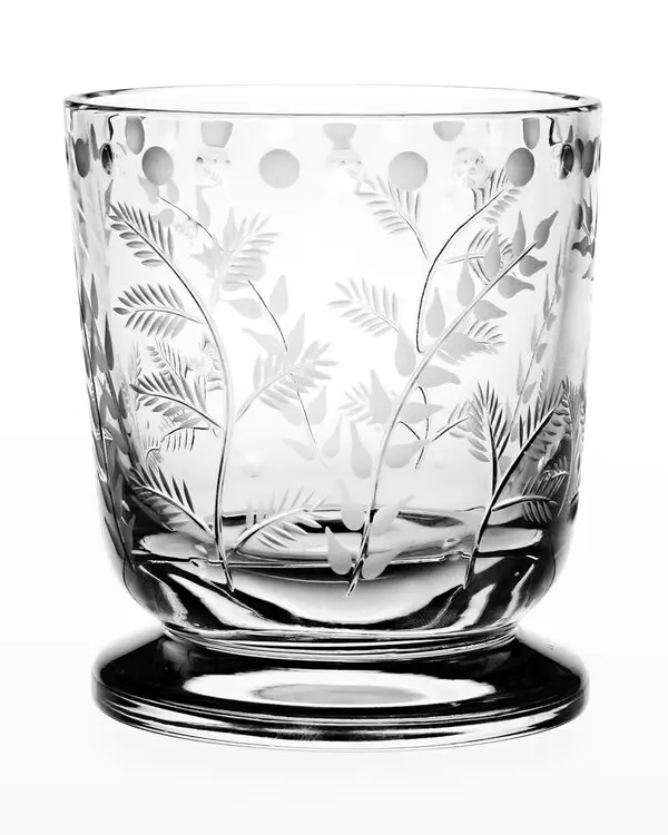 WILLIAM YEOWARD CRYSTAL Fern Footed Vase - One-color