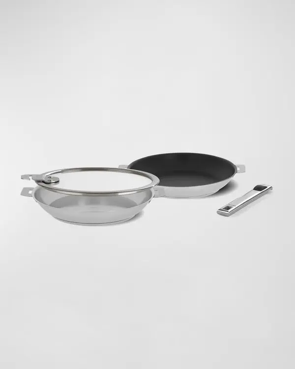 CRISTEL Strate 4-piece Frying Pan Set - Stainless Steel