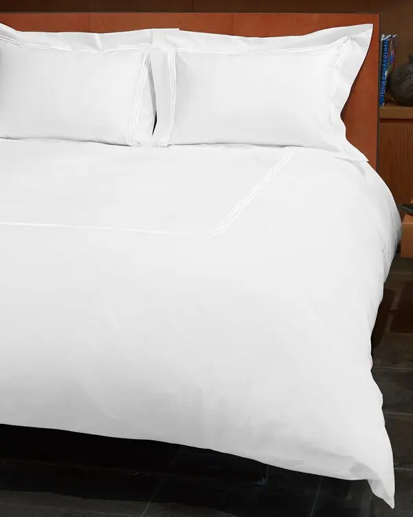 SIGNORIA FIRENZE Platinum Sham - White