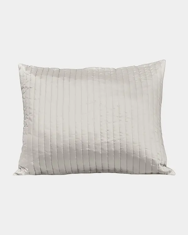 SIGNORIA FIRENZE Siena Quilted Sham - Pearl