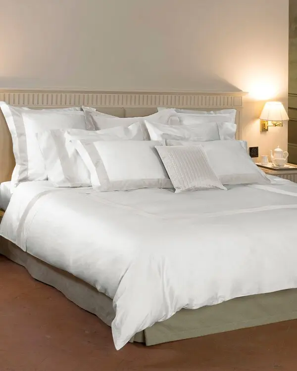 SIGNORIA FIRENZE Aida Flat Sheet - White/pearl