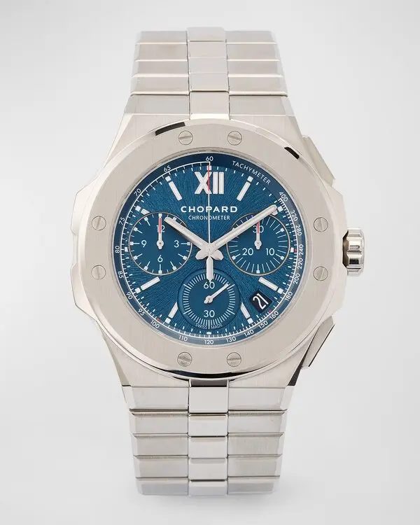 Chopard 44mm Alpine Eagle Xl Chrono Watch - Blue