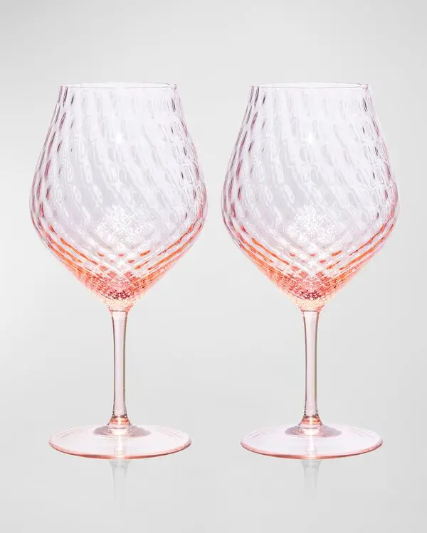 CASKATA Phoebe Universal Wine Glasses, Set Of 2 - Rose