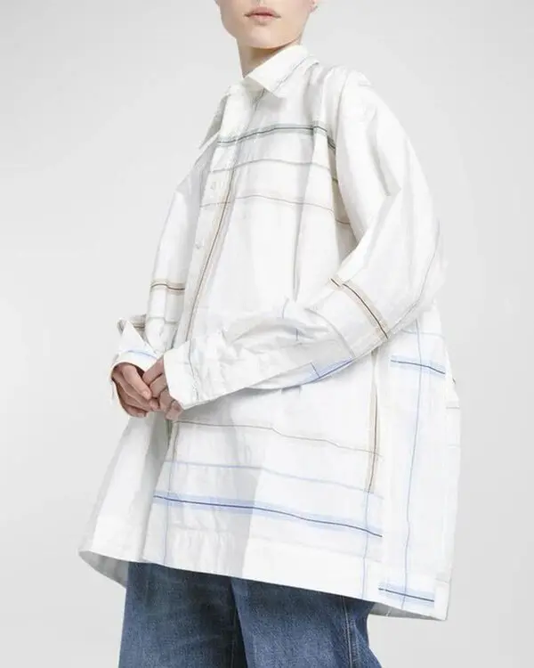 Bottega Veneta Abstract-print Oversized Shirt - Multicolor