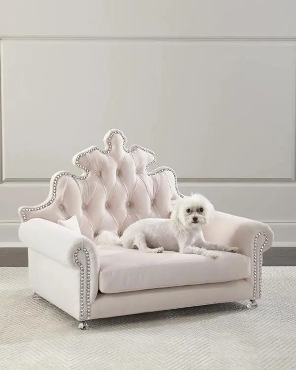 HAUTE HOUSE Isabella Pet Bed - Blush