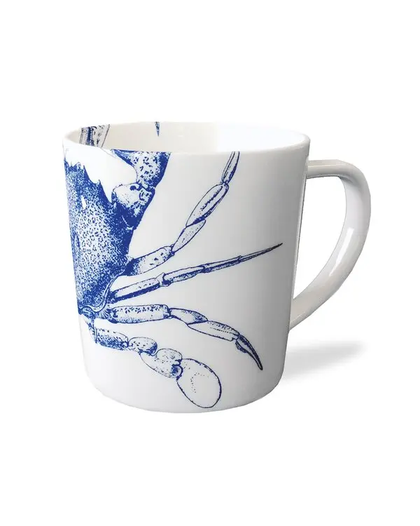 CASKATA Blue Crabs Mugs, Set Of 4 - One-color
