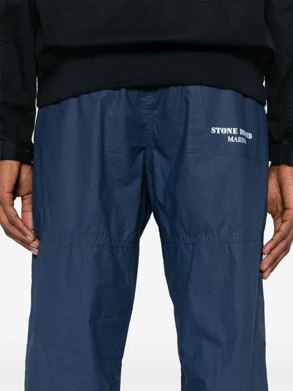 Stone Island Logo-print Trousers