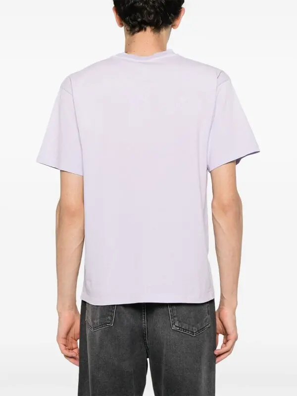 Aries Temple Logo-print T-shirt - Purple