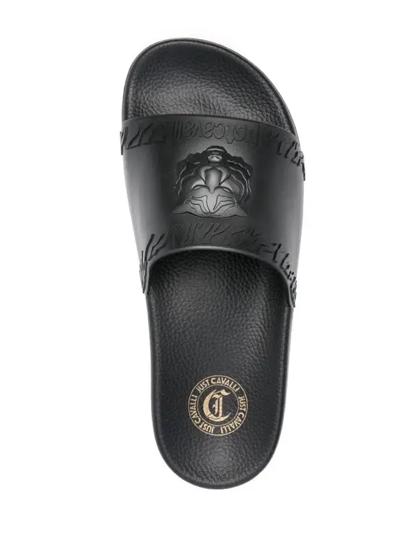 Just Cavalli Logo-embossed Slides