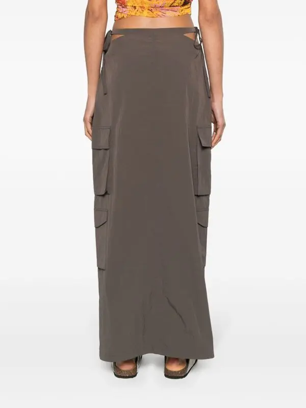 DAILY PAPER Zora Cut-out Cargo Maxi Skirt