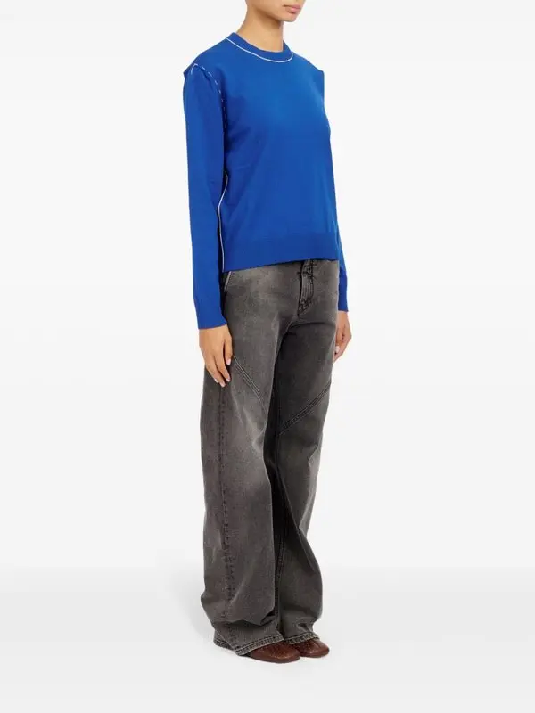 MAISON MARGIELA Crew-neck Cut-out Jumper