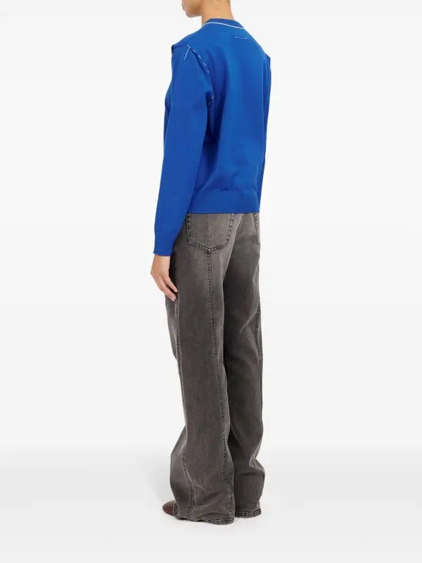 MAISON MARGIELA Crew-neck Cut-out Jumper