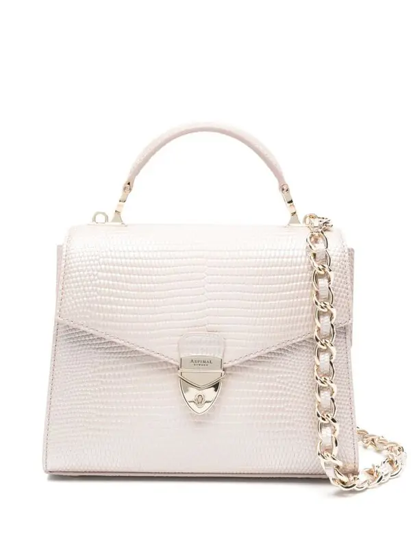 ASPINAL OF LONDON Midi Mayfair Top-handle Bag - Neutrals