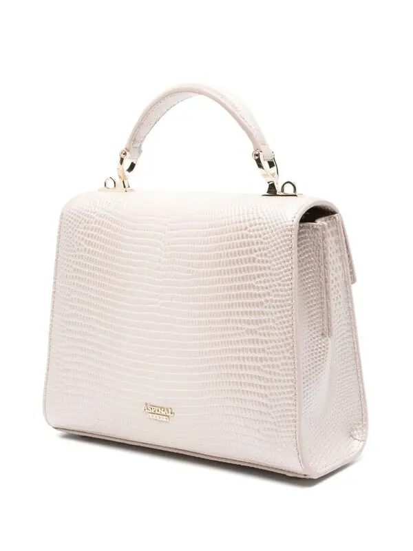 ASPINAL OF LONDON Midi Mayfair Top-handle Bag - Neutrals
