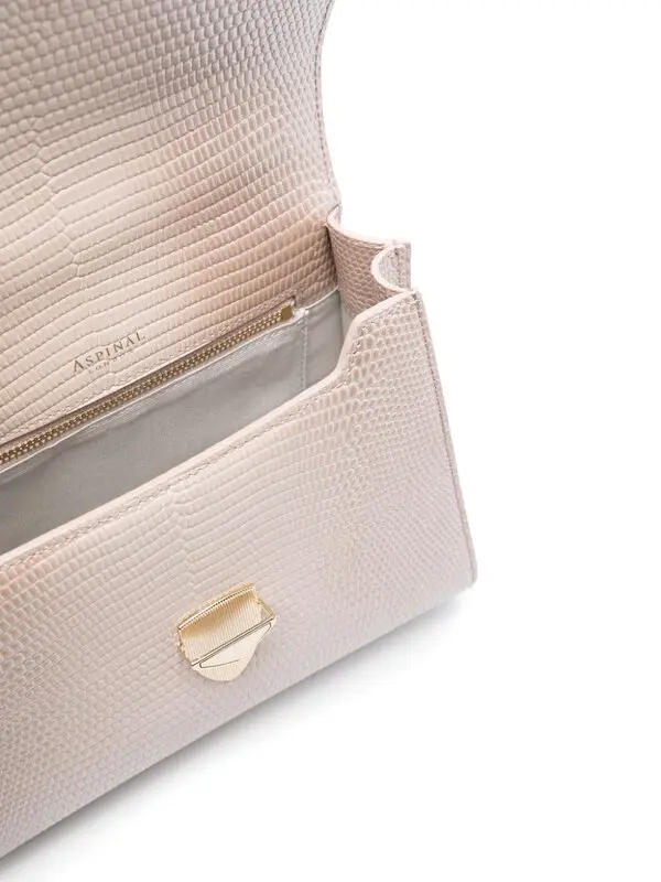 ASPINAL OF LONDON Midi Mayfair Top-handle Bag - Neutrals