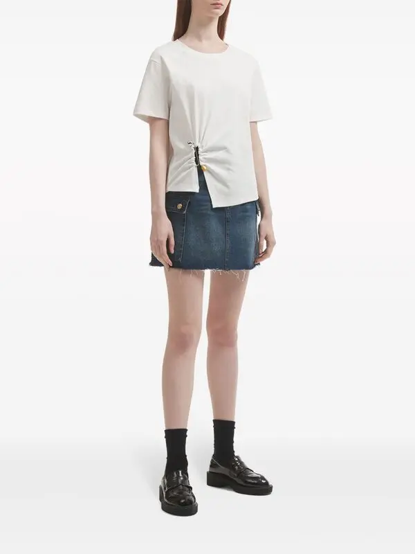 B+AB Denim Cargo Miniskirt