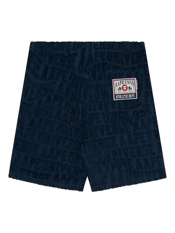AAPE BY *A BATHING APE® Monogram Terry-cloth Shorts