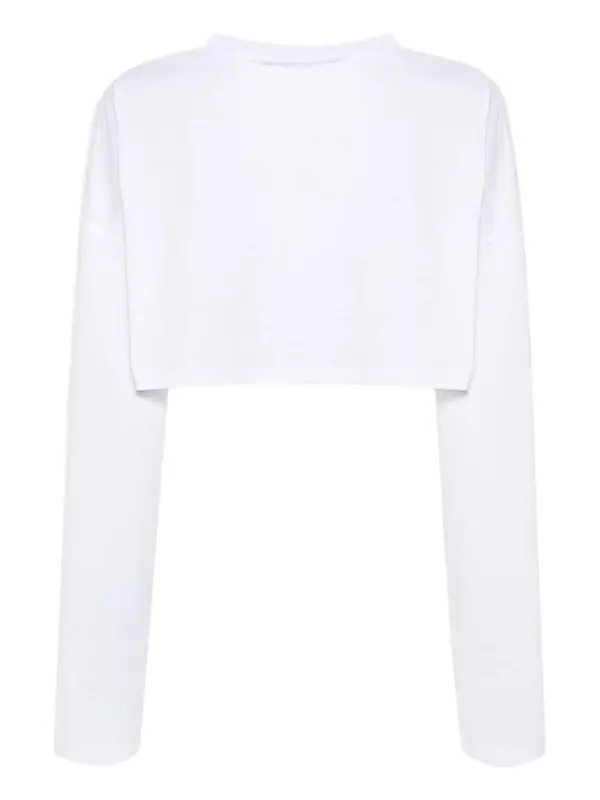 Y/project Logo Appliqué Cropped T-shirt