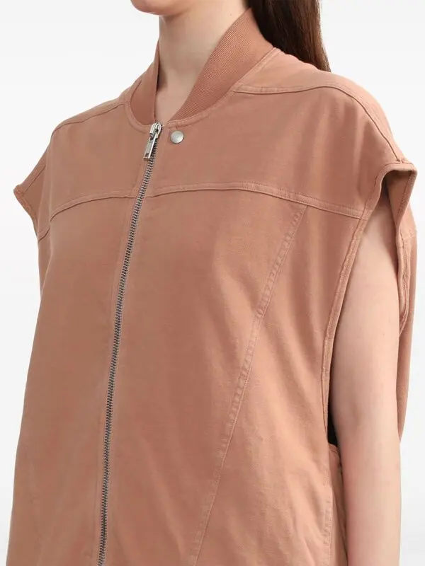 Rick Owens Zip-up Cotton Gilet