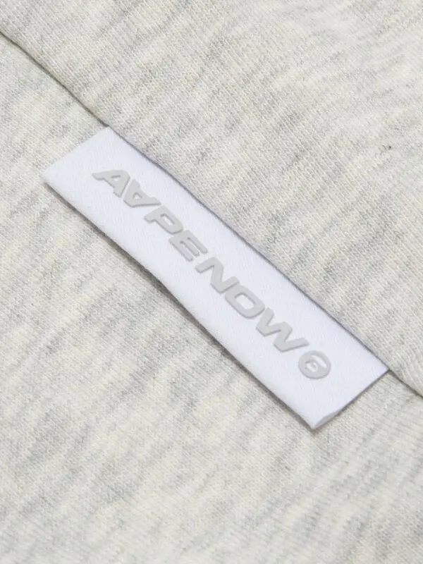 AAPE BY *A BATHING APE Logo-patch Elasticated-waist Shorts - Grey