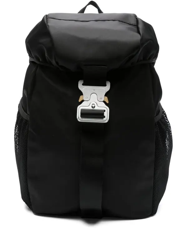 1017 Alyx 9sm Camp Buckle-Detail Backpack - Black | Editorialist