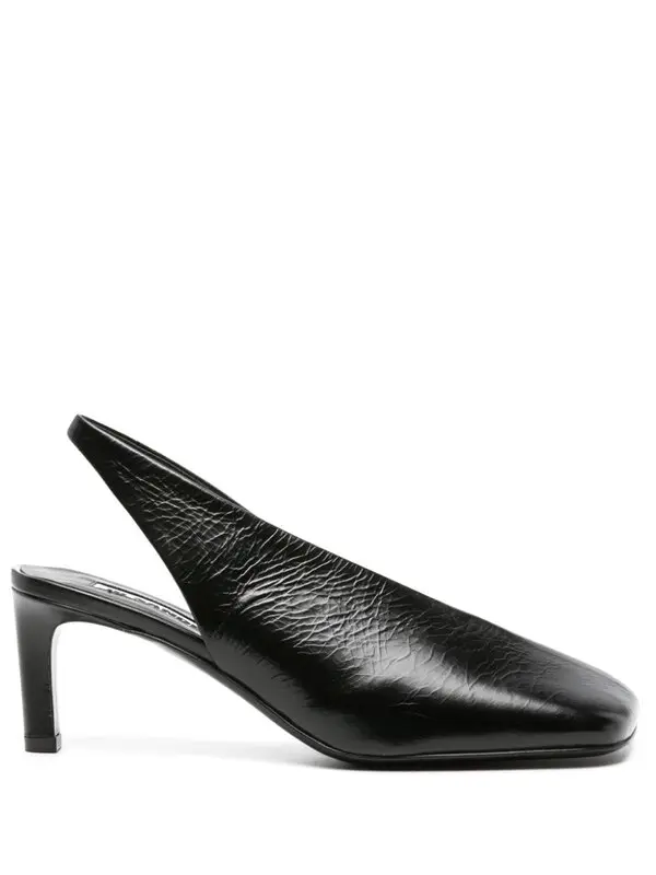 JIL SANDER 70mm Leather Slingback Pumps