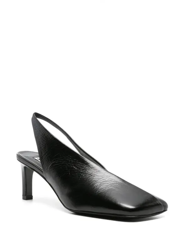 JIL SANDER 70mm Leather Slingback Pumps