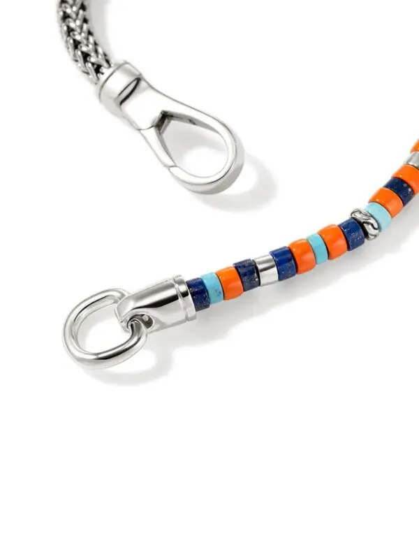 John Hardy Sterling Lapis Lazuli And Turquoise Bracelet - Silver