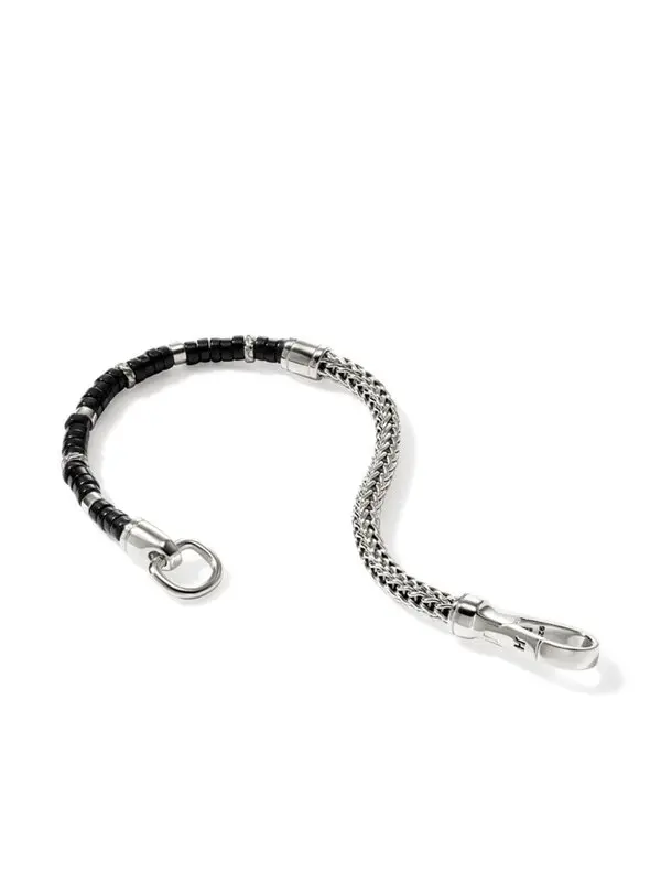 John Hardy Sterling Black Onyx Bracelet - Silver