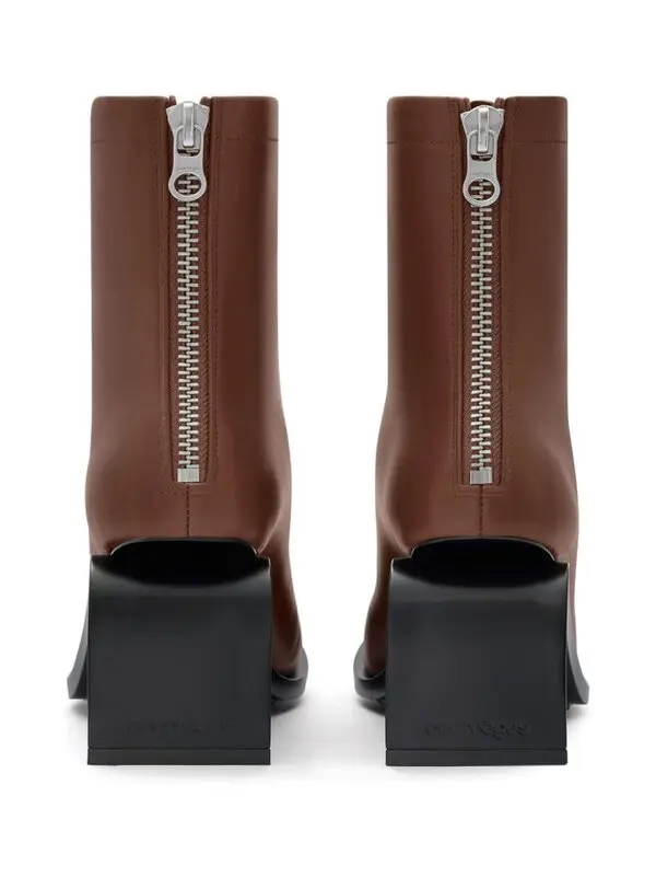 COURREGES Stream Leather Ankle Boots