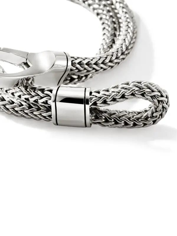 John Hardy Sterling Wheat Chain Hook Bracelet
